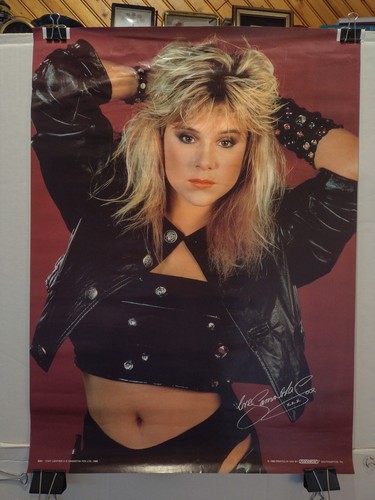 SAMANTHA FOX Vintage Foxy Leather Poster 1989 | eBay