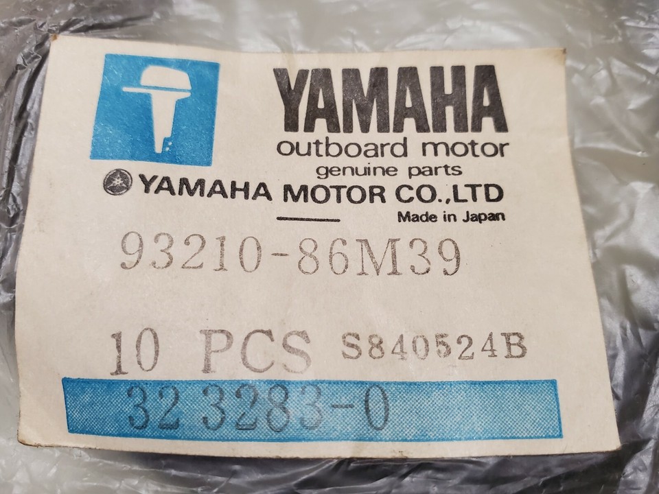 Lot of 5 OEM Yamaha Outboard O-Rings 93210-86M39 NEW Genuine | eBay
