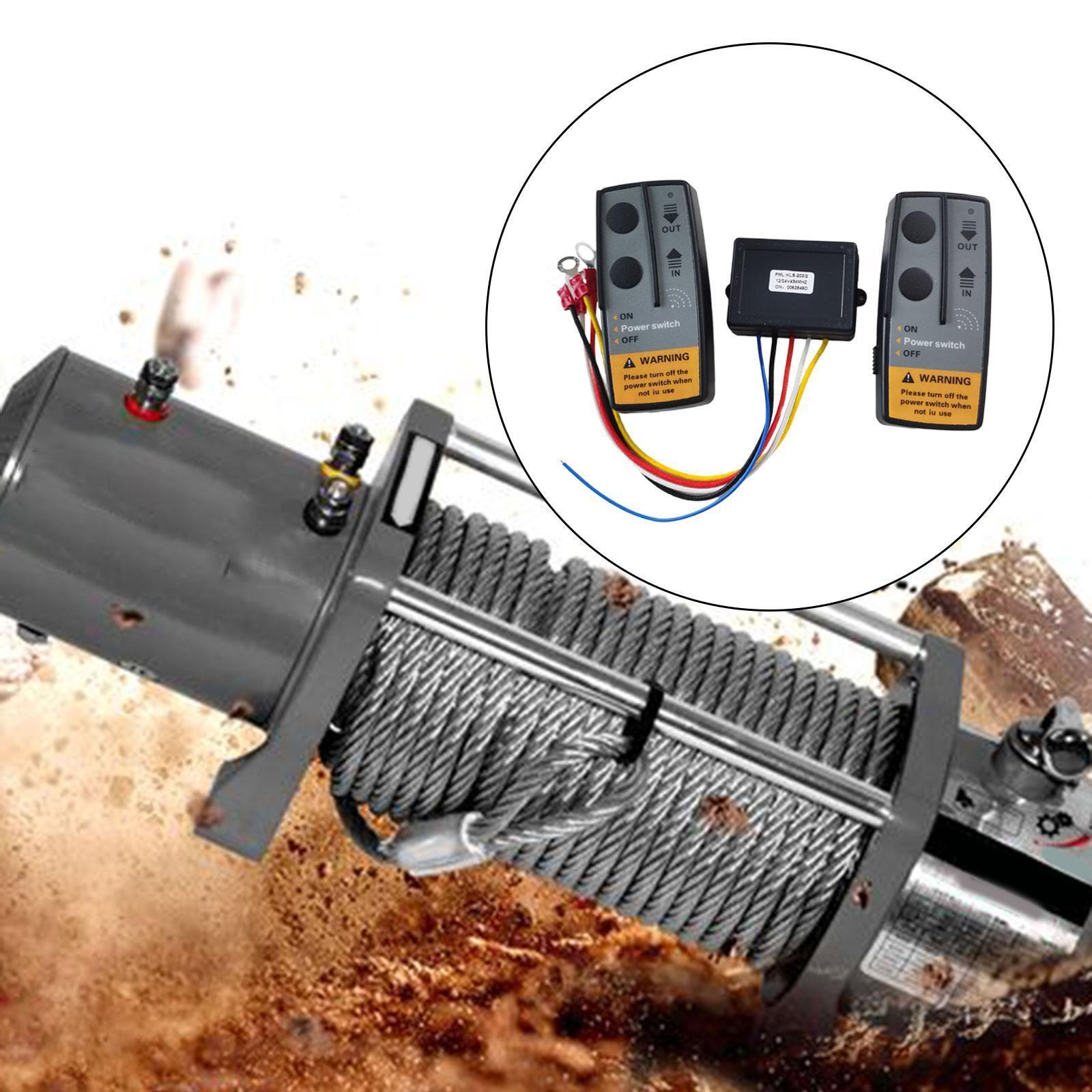 Winch Controller Switch Wireless Electric Winch Remote Control Kit for ...
