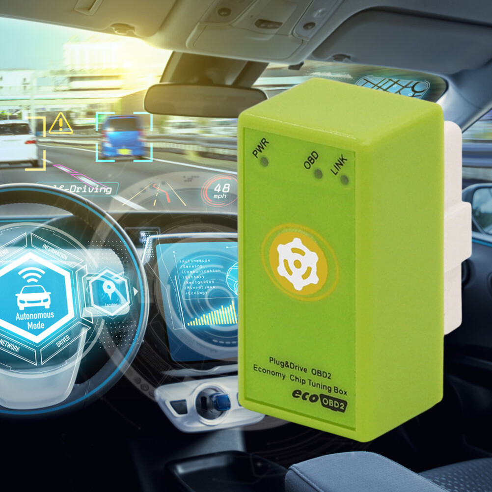 (red)Economy Chip Tuning Box Additional Module Plastic 2 In 1 Economy ...