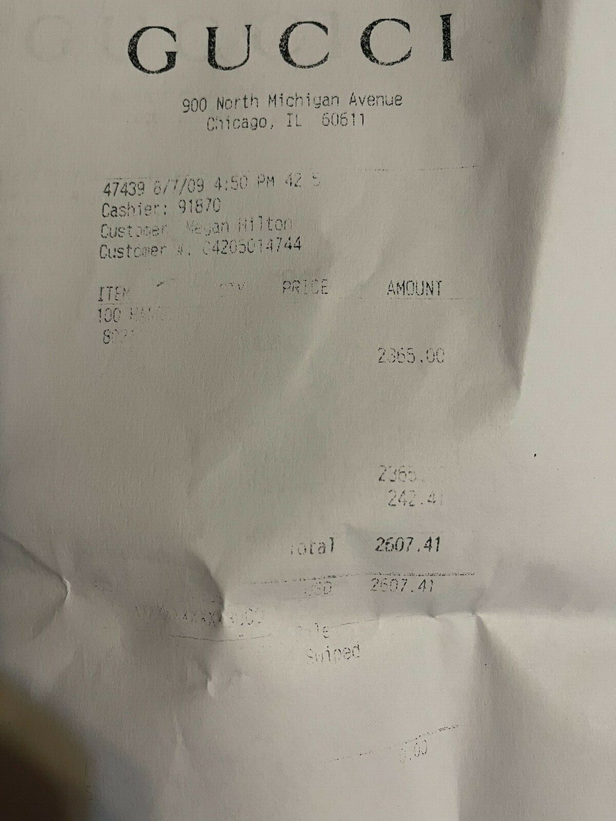 Gucci Brown Leather Handbag with Receipt - Gem