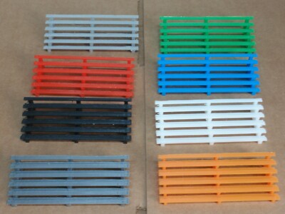HO Scale Bleachers 4 Pack - Custom colors - You pick the colors you ...