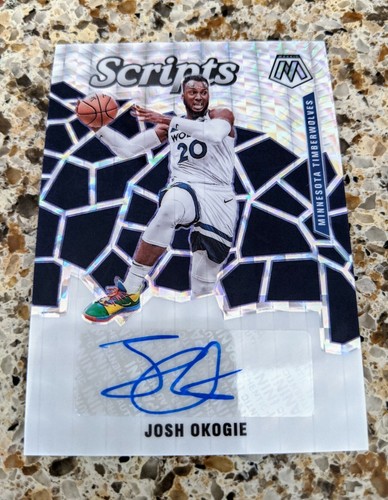 Josh Okogie Autograph (Minnesota Timberwolves) - Panini Mosaic Scripts ...