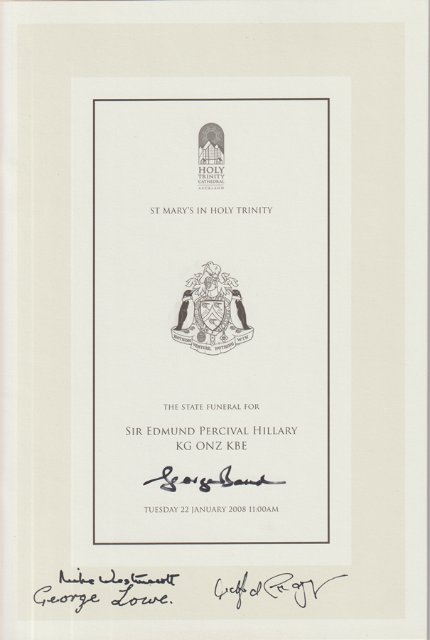 Sir Edmund Hillary : An Extraordinary Life 5x SIGNIERT / SIGNED Plus ...