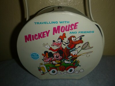 1963 Mickey Mouse Round Travel Case Rare | eBay