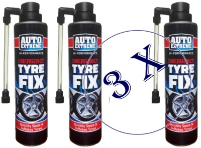 3 x Puncture Repair Kit Quick Fix Car Emergency Temporary Flat Tyre ...