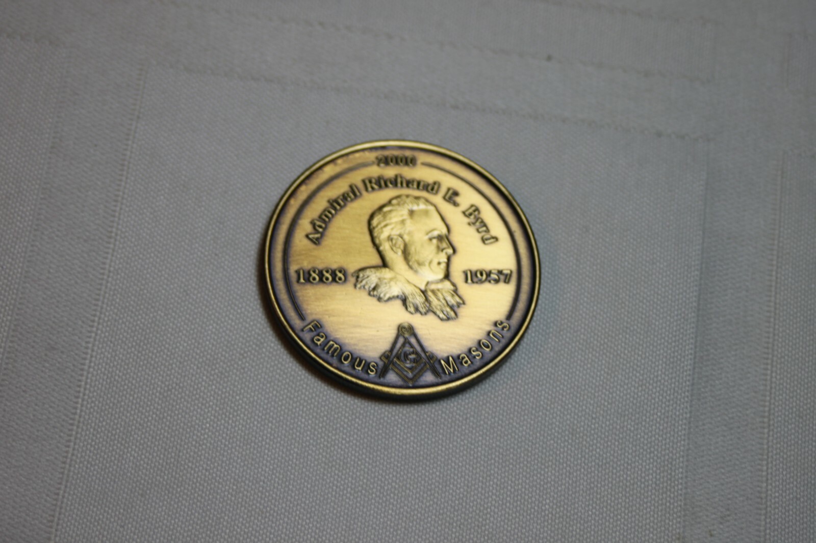 Admiral Richard E. Byrd Famous Masons Coin Ultra Super Rare 2000 COIN ...