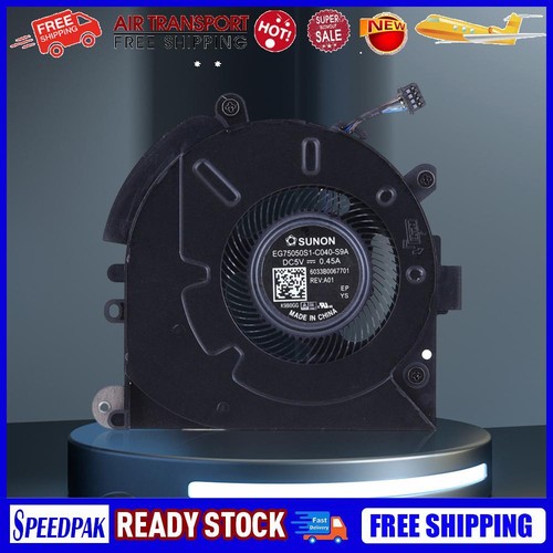 CPU Cooler Fan DC 5V 4-Pin CPU Cooler Replacement for HP EliteBook ...