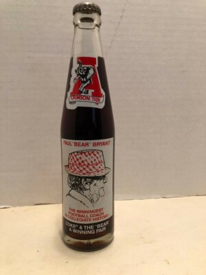 Bear Bryant 315th win Coke Bottle | eBay