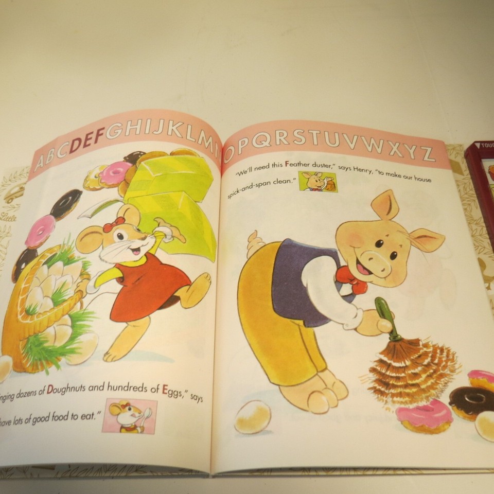 Vintage Little Golden Book Sound Story The ABC House A book about ...