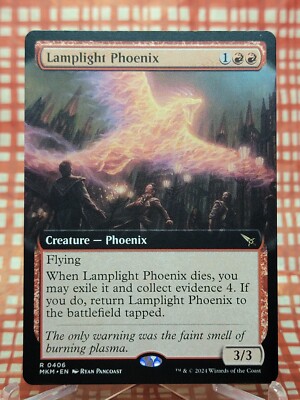 Lamplight Phoenix (Extended Art) [Murders at Karlov Manor] MTG | eBay