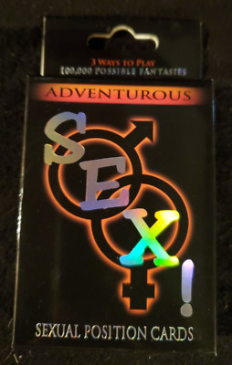 ADULT CARD GAME: ADVENTUROUS SEX POSITIONS - Couples Fun Foreplay Sex Amusement | eBay