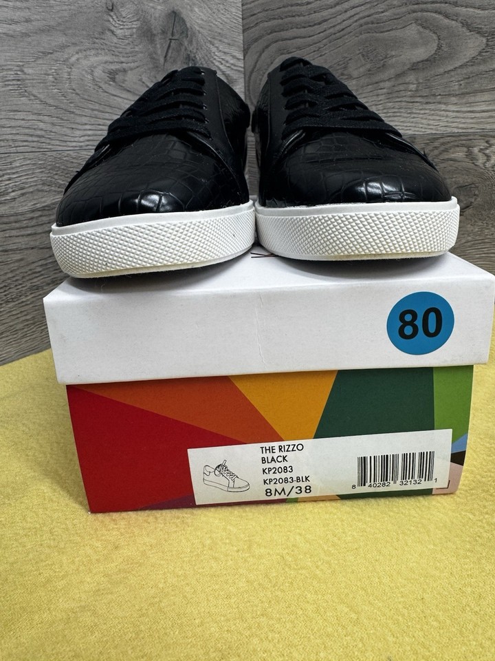 Katy Perry The Rizzo Black Lace Up Sneakers Shoes Womens 8 M NEW | eBay