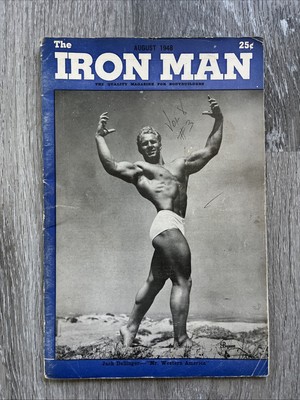 Peary Rader THE IRON MAN Mag JACK DELLINGER + GEORGE EIFERMAN AUG 1948 ...