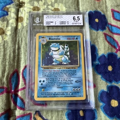 Blastoise Pokemon Base Set holo 2/102 BGS 6.5 EX-MT+ Good condition | eBay