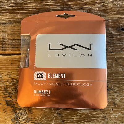 LXN Luxilon, 125 Element, Tennis String Gauge 16G - Bronze, WRZ990105 ...