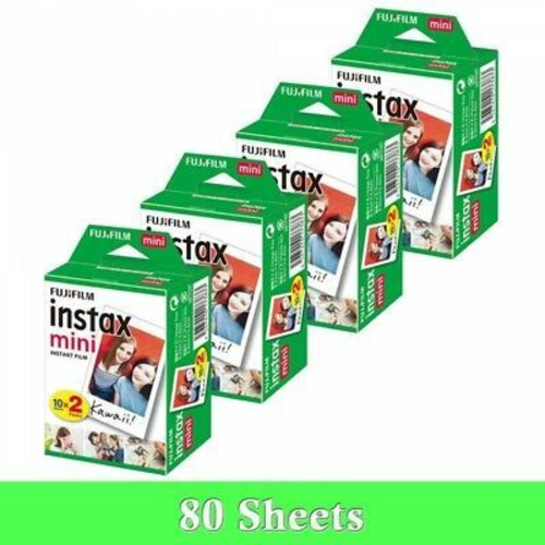New 80 Fujifilm Instax Mini Instant Film Sheets For Mini 8-9-10-11 ...