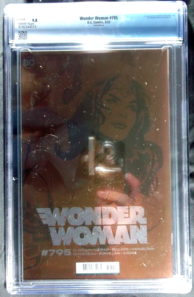 Wonder Woman #795 CGC 9.8 Yanick Paquette Cover FOIL EDITION DC comics ...
