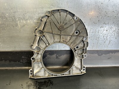 00-03 Mercedes ML320 rear main seal retainer plate housing cover 112 ...