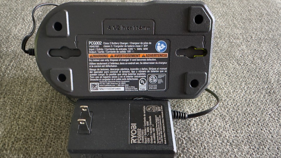 RYOBI PCG002 18V Volt ONE+ Lithium-Ion Battery Charger | eBay