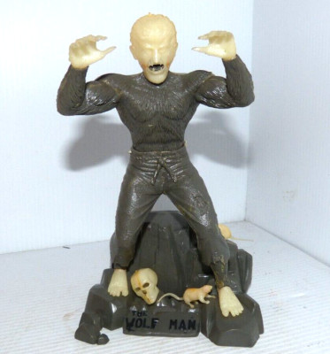 Vintage Original Aurora Wolfman Model 1962 Built Up Monster Model Kit ...