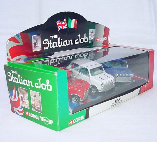 Corgi Toys 1:36 MORRIS MINI COOPER ITALIAN JOB Rally 3 Car Set 05506 ...