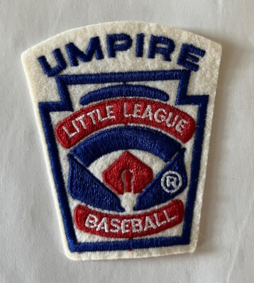 LITTLE LEAGUE UMPIRE PATCH - NEW OLD STOCK - OFFICIAL - 1980's VINTAGE ...