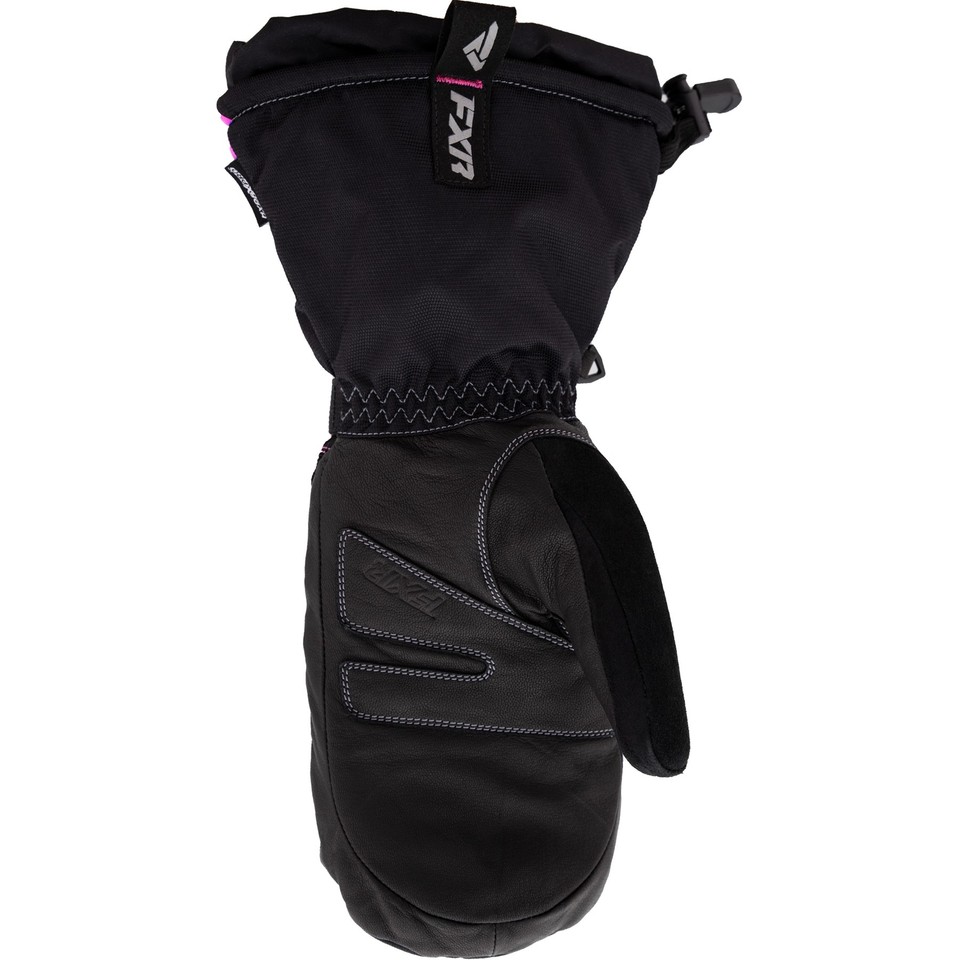 FXR Womens Combat Insulated Snowmobile Mittens Black/Fuchsia Pick Size ...