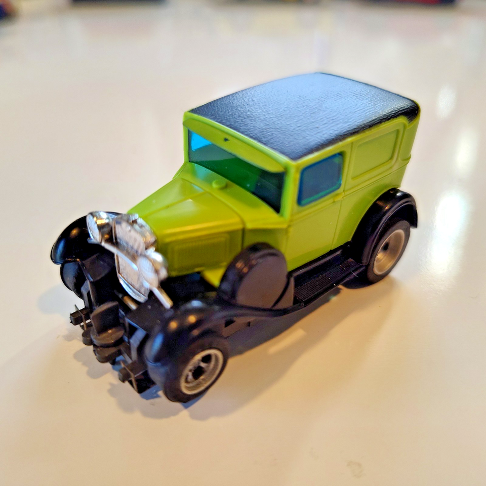 Aurora AFX #1791 31 Ford Model A Panel HO Slot Car Green Vintage Magna ...