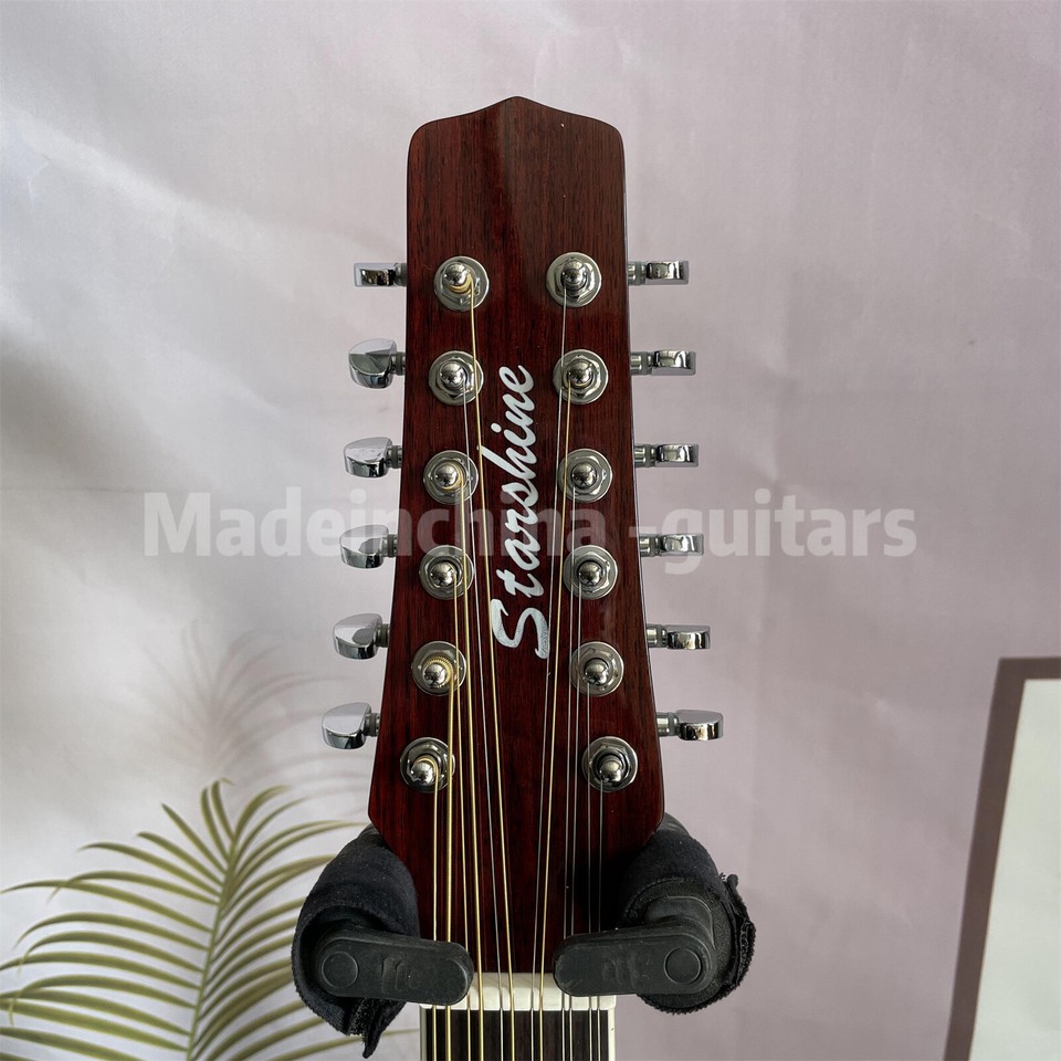 Factory 12 String Takamine Red Solid Spruce Acoustic Electric Guitar ...