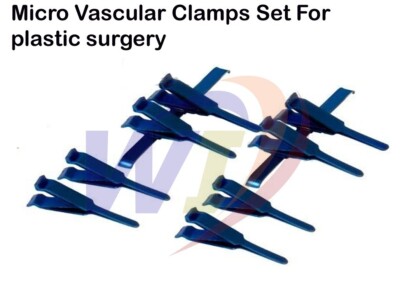 New Micro Vascular Clamps Set For plastic surgery & Neurosurgery ...