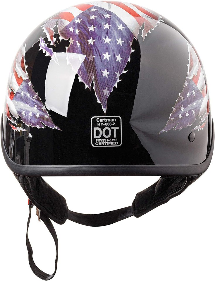 Cartman Cruiser Scooter Motorcycle Half Face Helmet DOT Approved LRG ...