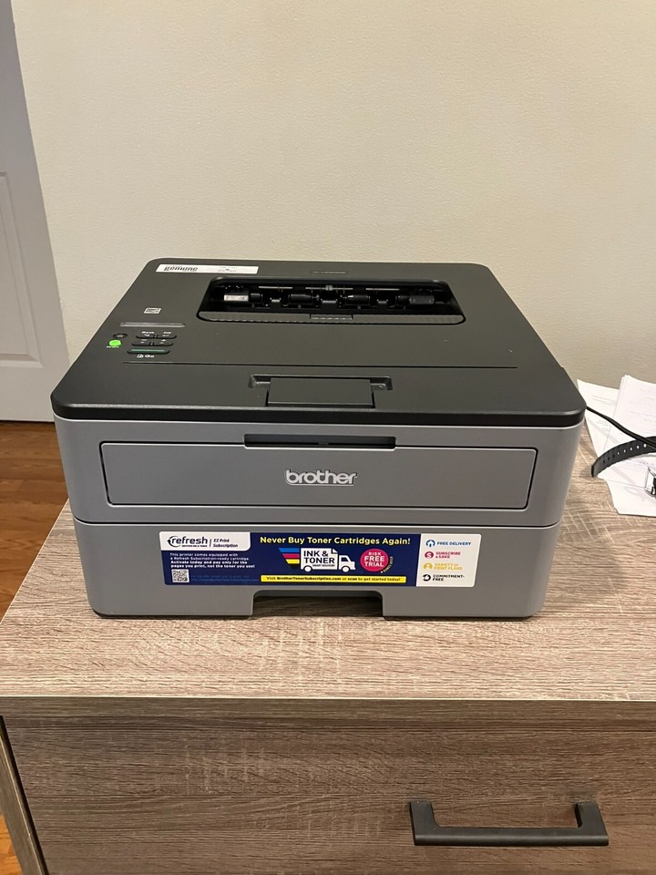 Brother HL-L2350DW Monochrome Laser Printer Bundle w/ High Yield Toner ...