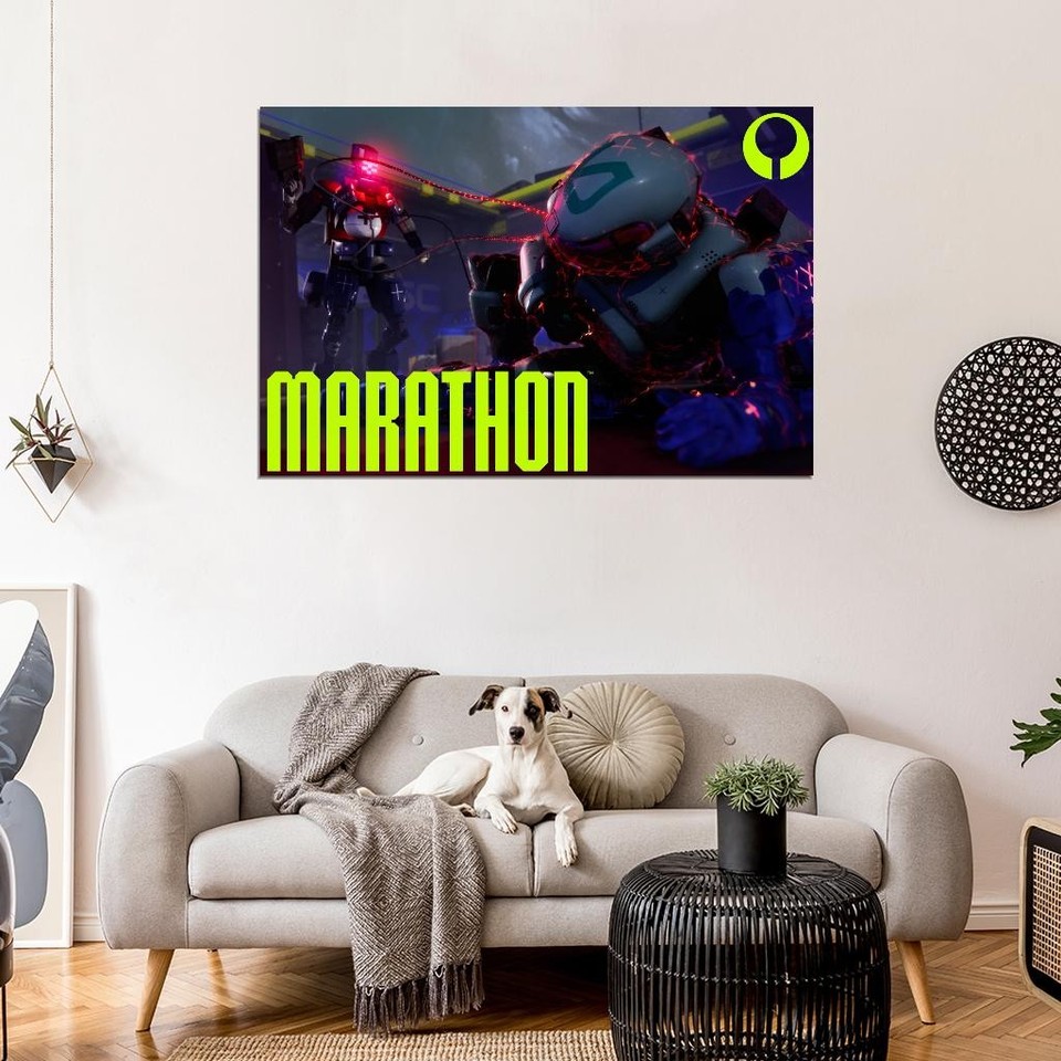 Marathon Game UESC Robot Bot Cinematic Wall Art Print Poster | eBay
