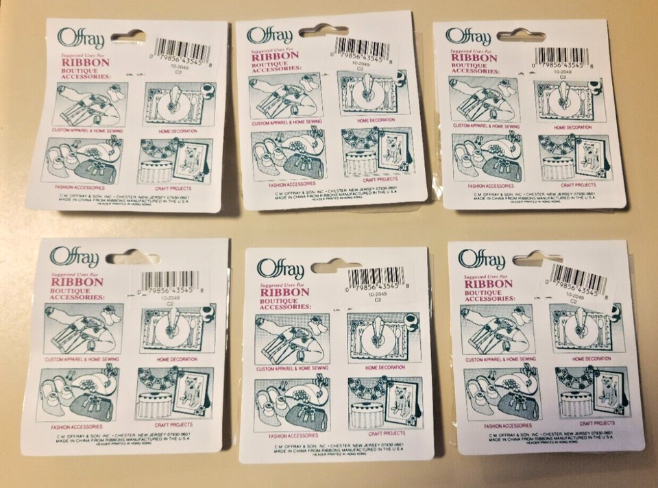 Offray Boutique Accessories Silver METALLIC Ribbon Flowers Craft Roses ...