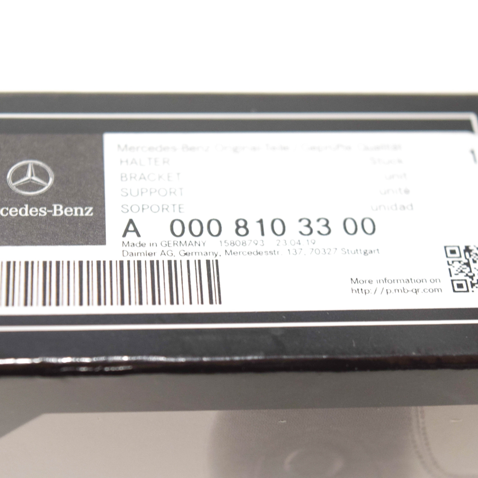 MERCEDES-BENZ Base Support For Coat Hanger A0008103300 New Genuine | eBay