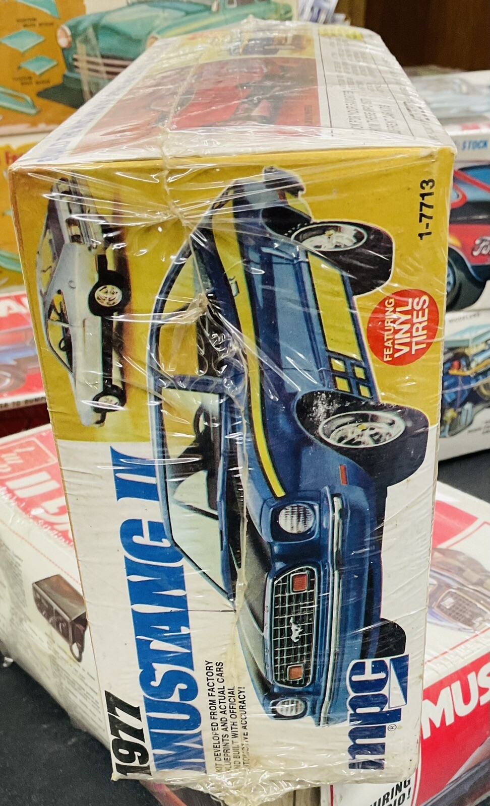 RARE FACTORY SEALED ORIGINAL VINTAGE MPC "NEW MUSTANG II Model KIT | eBay