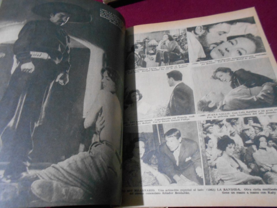 CINE magazine MARIA FELIX life photos MARILYN MONROE STEVE REEVES ALICE ...