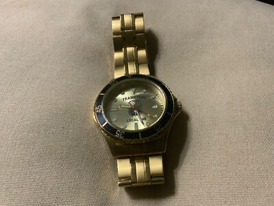 Vintage Mens HAMPDEN Watch 1960s International Brotherhood of Teamsters ...