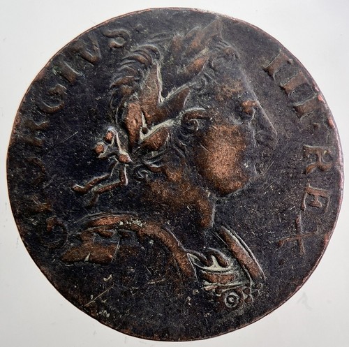 1773 George 3rd III Half-Penny Coin | Fine Collectable Grade | a6041 | eBay