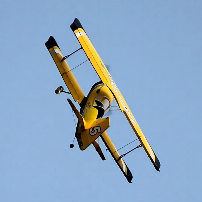 Dynam Pitts Python Model 12 Yellow 4S RC Aerobatic 3D Sport Biplane | eBay