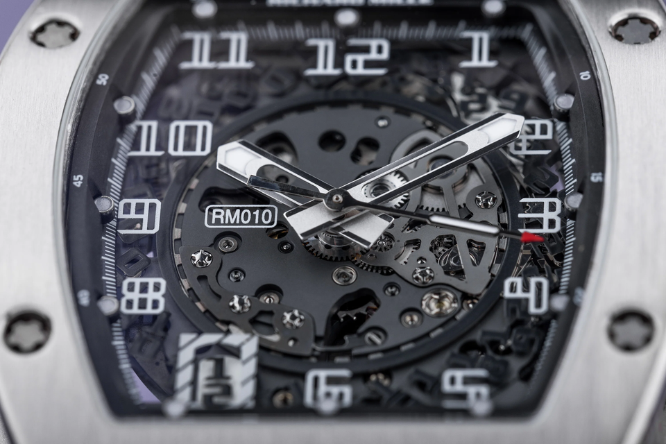 Richard Mille | REF. RM010 AG WG | 18k White Gold | Box & Papers | 2007 | eBay