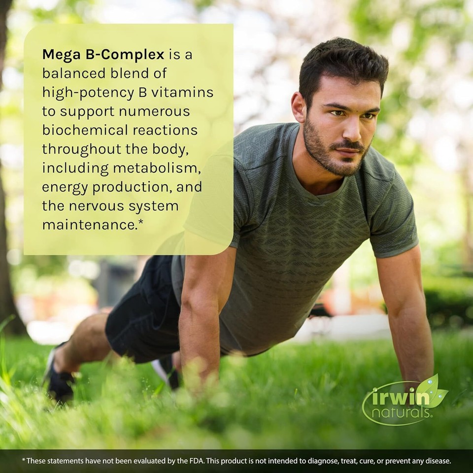 Irwin Naturals Mega Vitamin B Complex 60 Softgels | eBay