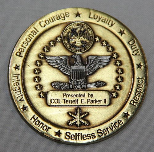 EXCELLENCE AWARD PRESENTED BY COL TERRELL E. PARKER ARMY STRONG ...