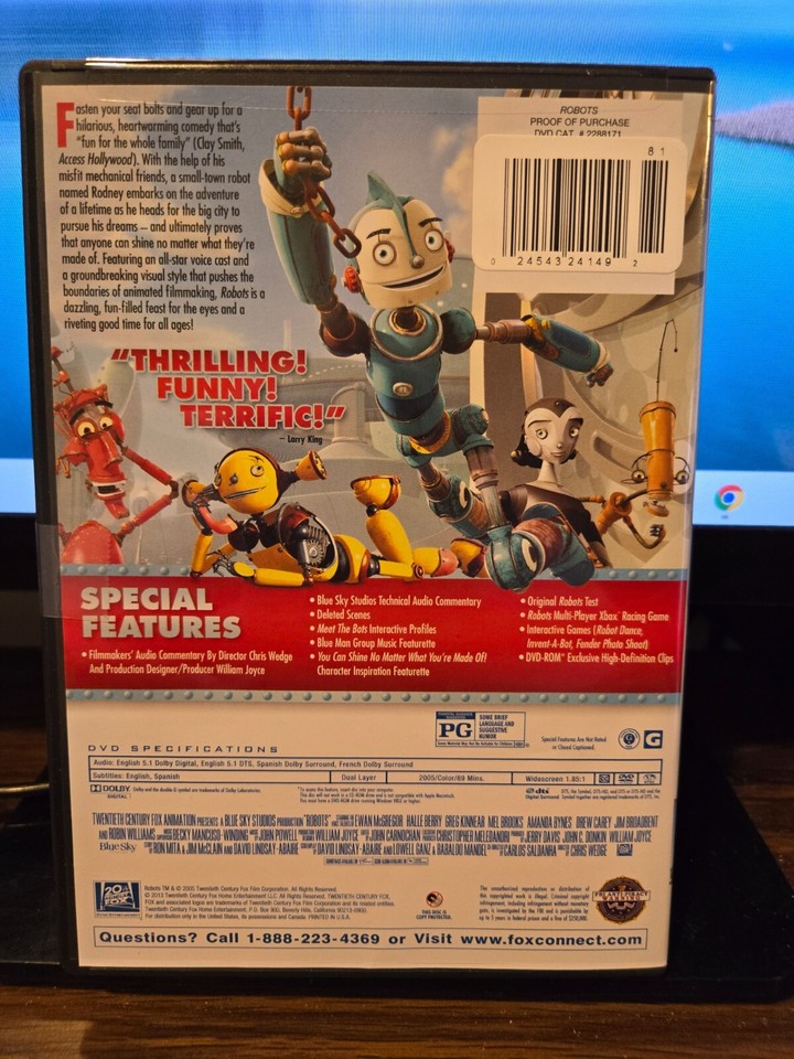 Disney Robots (DVD, 2005) NEW, Sealed 24543193913 | eBay