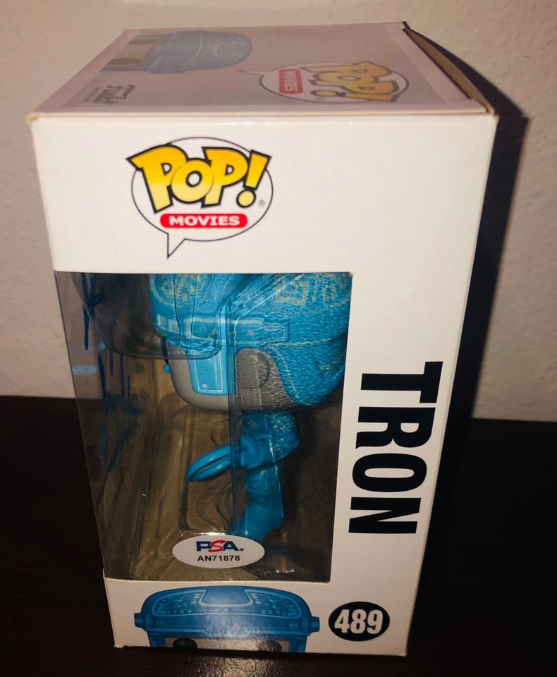 Garrett Hedlund Disney Tron Actor #489 Signed Funko Pop PSA RARE A | eBay