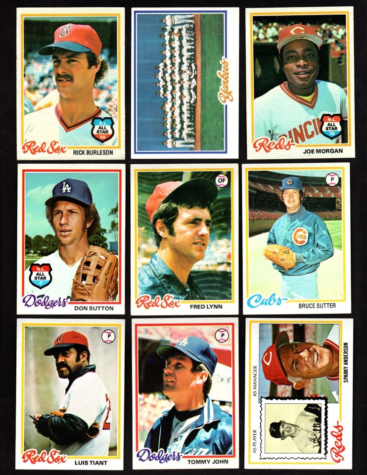1978 TOPPS Baseball Complete Set NMT/MT+- Higher End From Estate Find ...