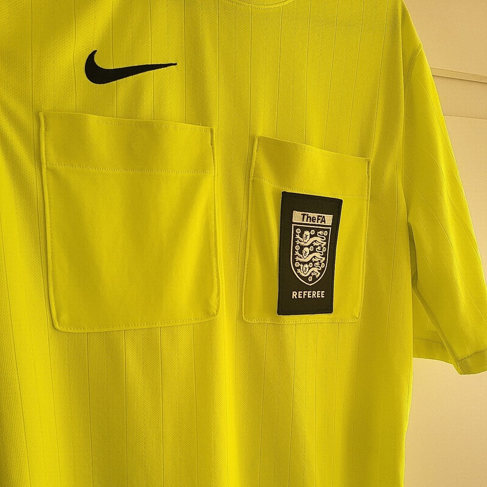 Nike Ea Sports FA Yellow Referee Shirt In Excellent Condition. Size ...