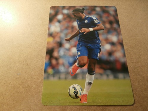 DIDIER DROGBA (CHELSEA FC), RARE FOOTBALL ROOKIE CARD XL, COLLECTOR ...