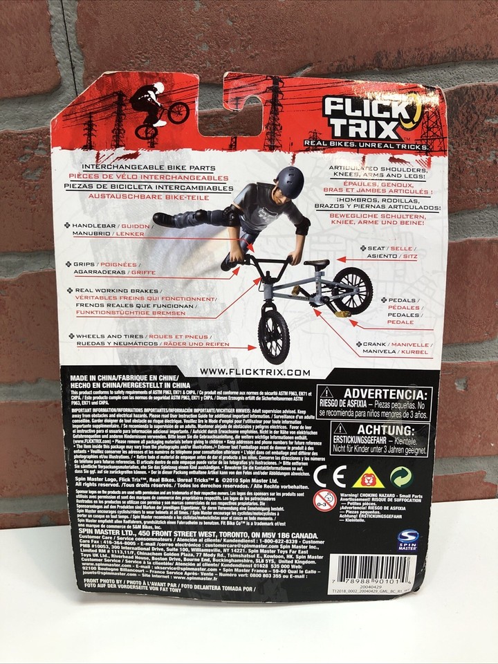New Sealed! Flick Trix Mike Aitkin Action Figure & Fit Bike Mirraco ...
